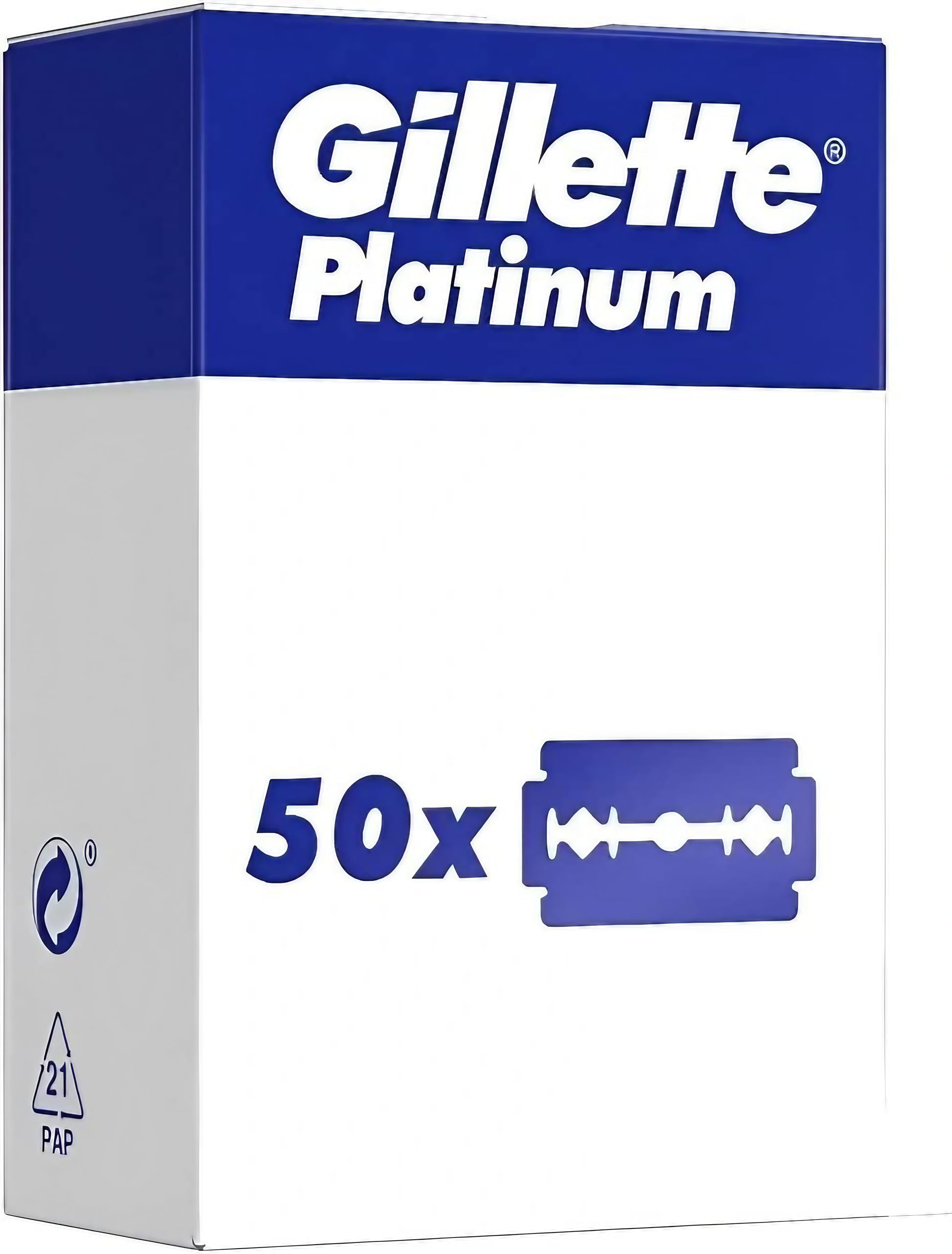 Navajas Gillette Platinum Double Edge 50 unidades | Bodega Aurrera en línea