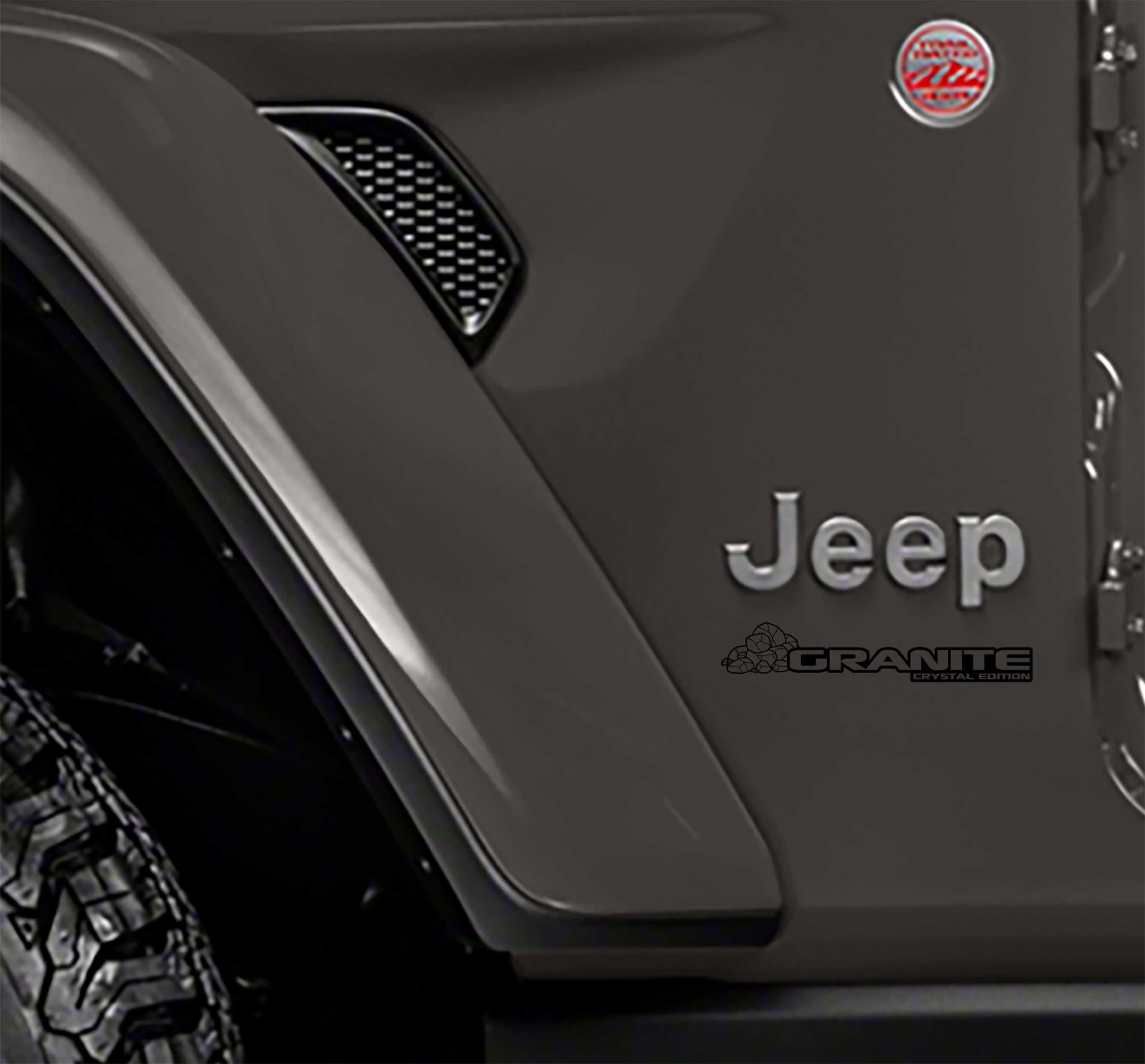 Collectible Decals JL/JT Granite Crystal Edition Vinyl Decal (Pair ...