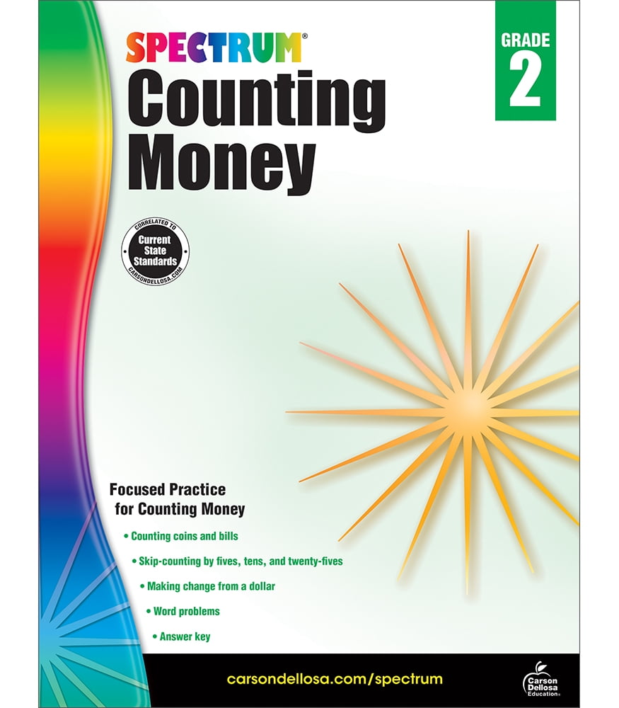 Spectrum Counting Money Workbook Grade 2 Math Practice Counting Coins spectrum-counting-money-workbook-grade-2-math-practice-counting-coins