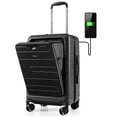 Aimee Lii 20 Inch Carry-on Luggage PC Hardside Suitcase TSA Lock with ...