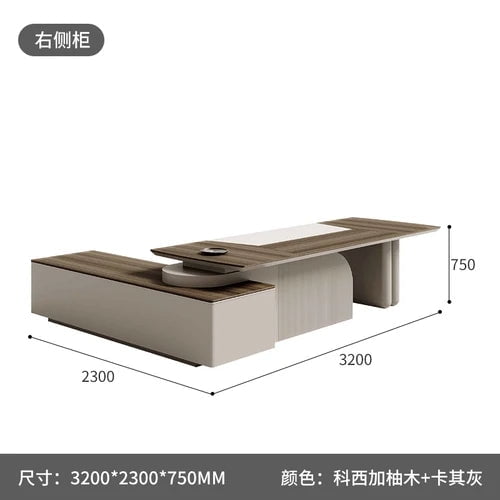 Executive Supplies Office Desk Writing Floor Legs Standing Computer ...