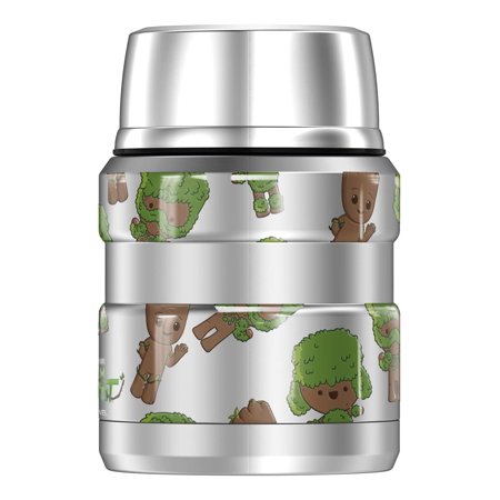 I Am Groot OFFICIAL Chibi Groot Pattern THERMOS STAINLESS KING ...