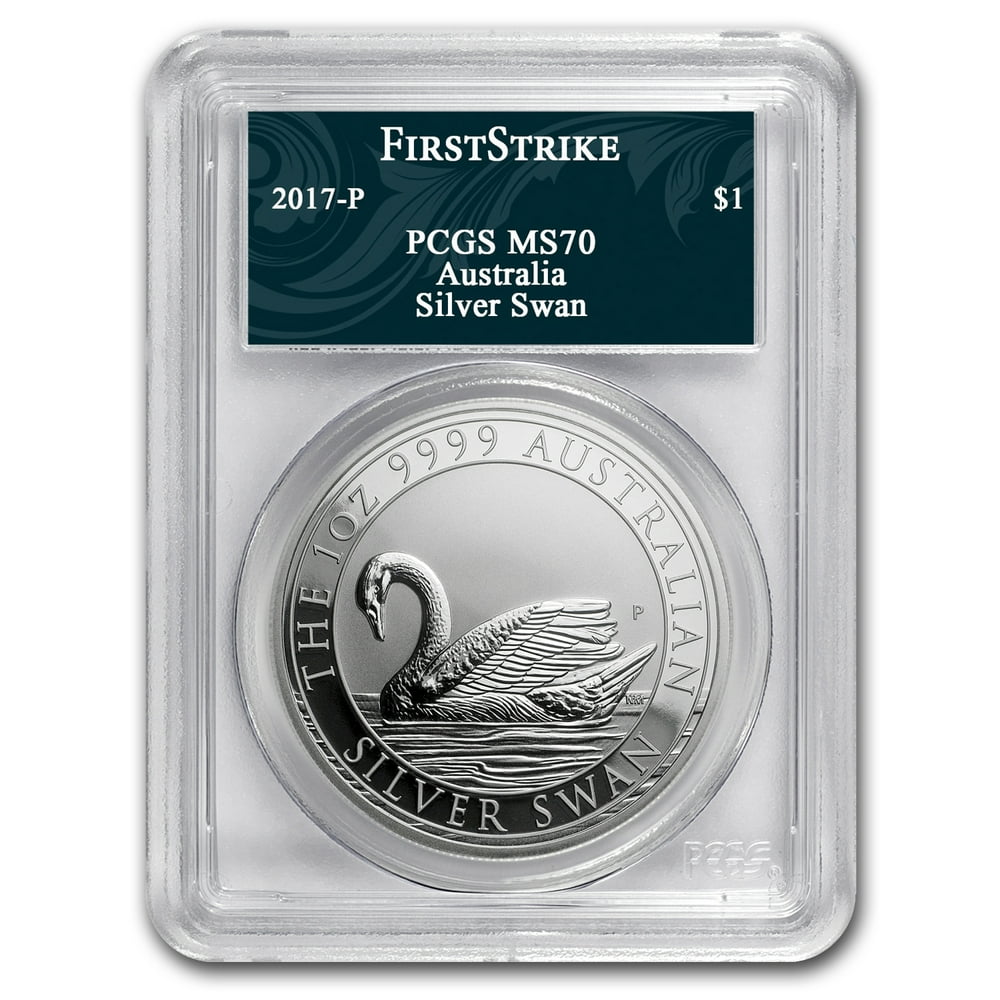 2017 Australia 1 oz Silver Swan MS-70 PCGS (FS Swan Label) - Walmart ...