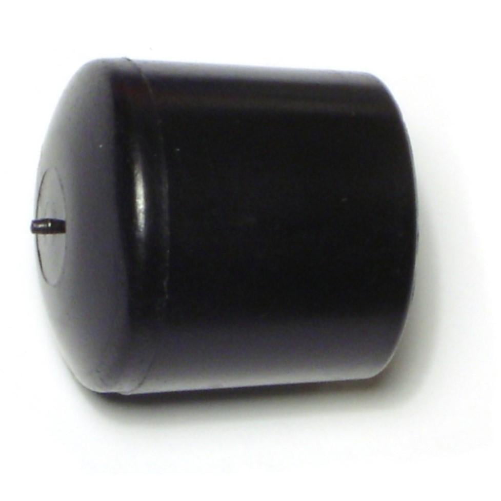 7/8" Black Plastic Round Outside Tips - Walmart.com