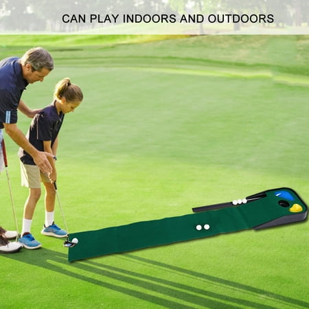 TOPINCN Children Portable Oudtoor Indoor 3 Golf Holes Golfing Practice ...