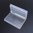 Empty Clear Nail Drill Bits Storage Box Nail Files- Holder Display ...