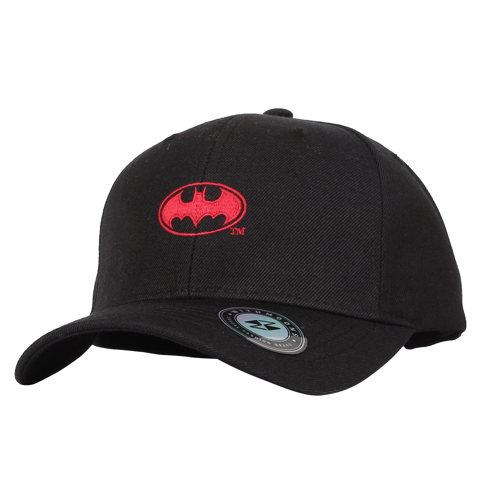 WITHMOONS Baseball Cap Simple Basic Justice league Batman Embroidery ...