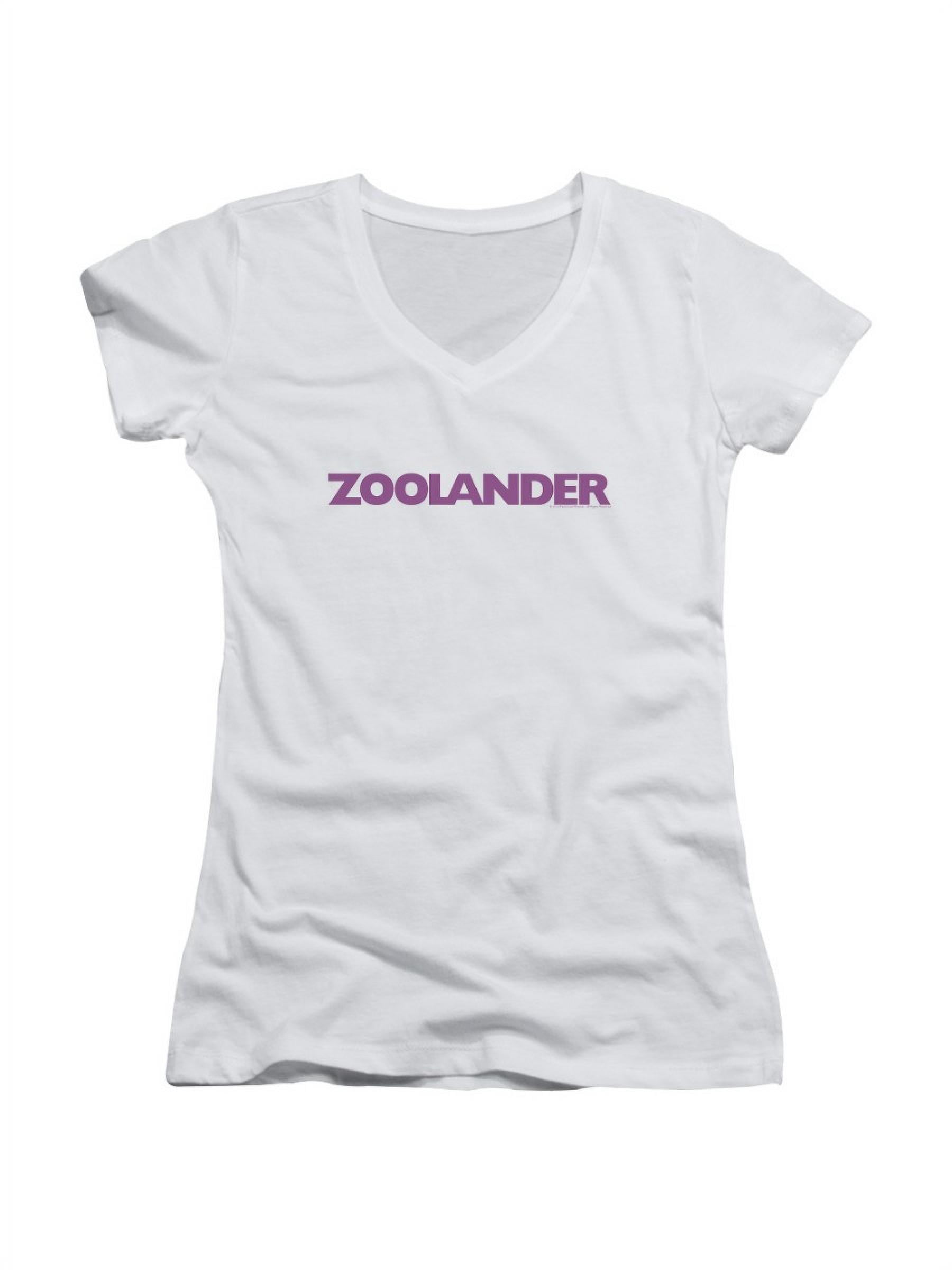 Zoolander Ben Stiller Model Parody Comedy Movie Logo Juniors V-Neck T ...