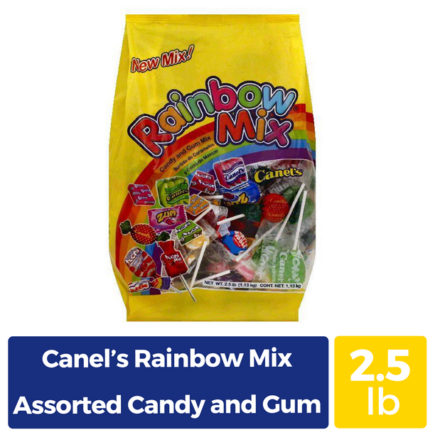 Canel's Rainbow Mix, Traditional Mexican Candy Mix, Assorted Fruit ...