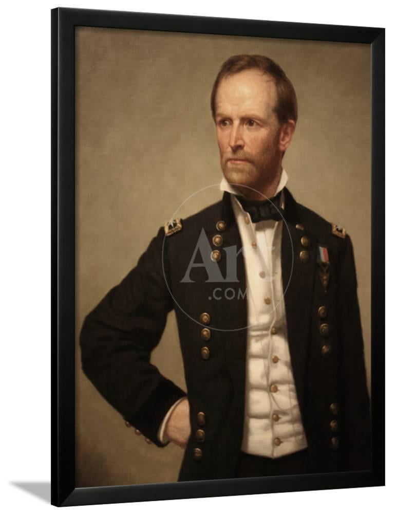 Digitally Restored Vector Painting of Union Civil War General William ...