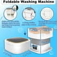 Portable Washing Machine,Mini Folding Washer Deep Cleaning for Baby ...