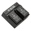 BM Premium 2 Pack of NP-FV50A High Capacity Batteries and Battery Charger for Sony Handycam ...