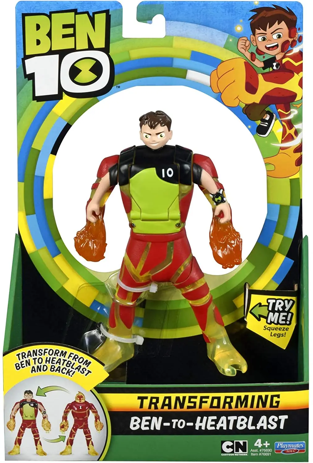 Figura de acción original de Ben 10 Power up Four Arms Ben Tennyson ...
