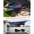 Abstract Starry Sky Sun Shade Sail 14'X18' Path Forest Dreamy ...