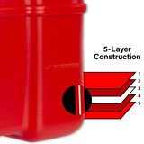 Scepter 6-Gallon Marine Fuel Tank Rectangular Under Seat Gas Container ...
