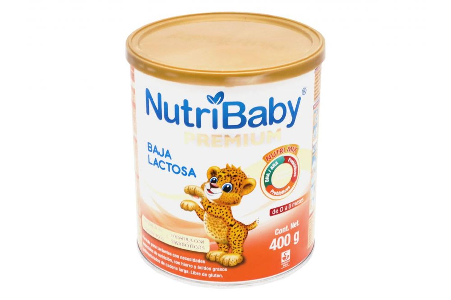 NutriBaby Premium Baja En Lactosa Polvo Lata Con 400 g | Walmart en línea