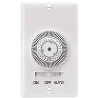 Intermatic EJ600 120 Volt Indoor Digital Astro In-Wall Timer, White ...