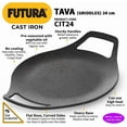 HAWKINS Futura 24 cm Cast Iron Griddle Tava - Walmart.com