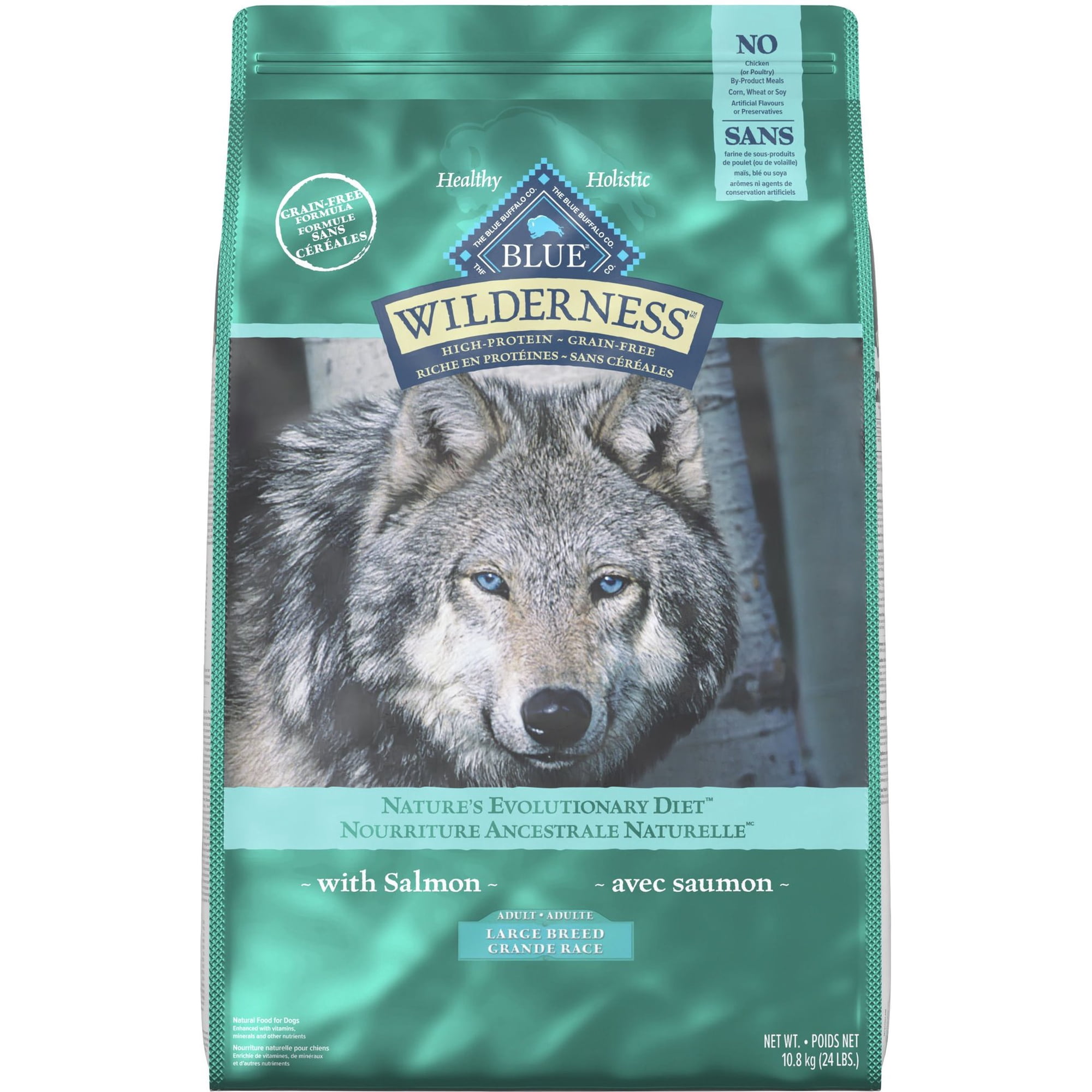 Click here for Blue Buffalo Wilderness Salmon Grain-Free Large Br... prices