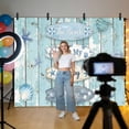 The Beach Is My Happy Place Photography Backdrop 10x8FT, Summer Ocean ...