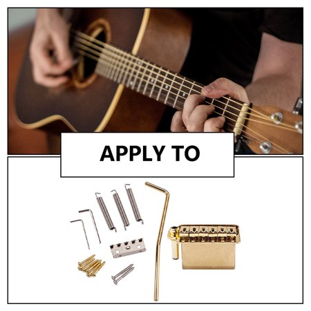 Tremolo System Bridge Set Reusable Edge for Good Support Professional ...