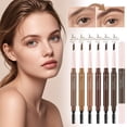 Double-Ended Eyebrow Pencil & Brush, Ultra-Fine Waterproof Tip, for ...