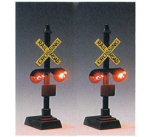 Model Power HO Scale Railroad Crossing Signal w/Relay Box - Walmart.com