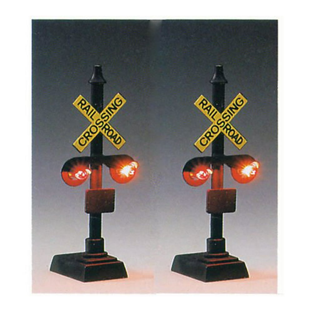 Model Power HO Scale Railroad Crossing Signal w/Relay Box - Walmart.com ...