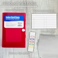 "BAZIC Small Plastic Index Card Holder Case with 5 Tab Dividers, 3""x5 ...