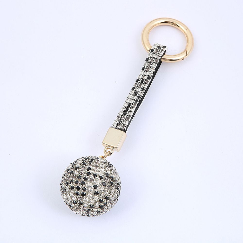 Fashion High Quality Strass Rhinestone Leather Strap Crystal Ball Purse ...