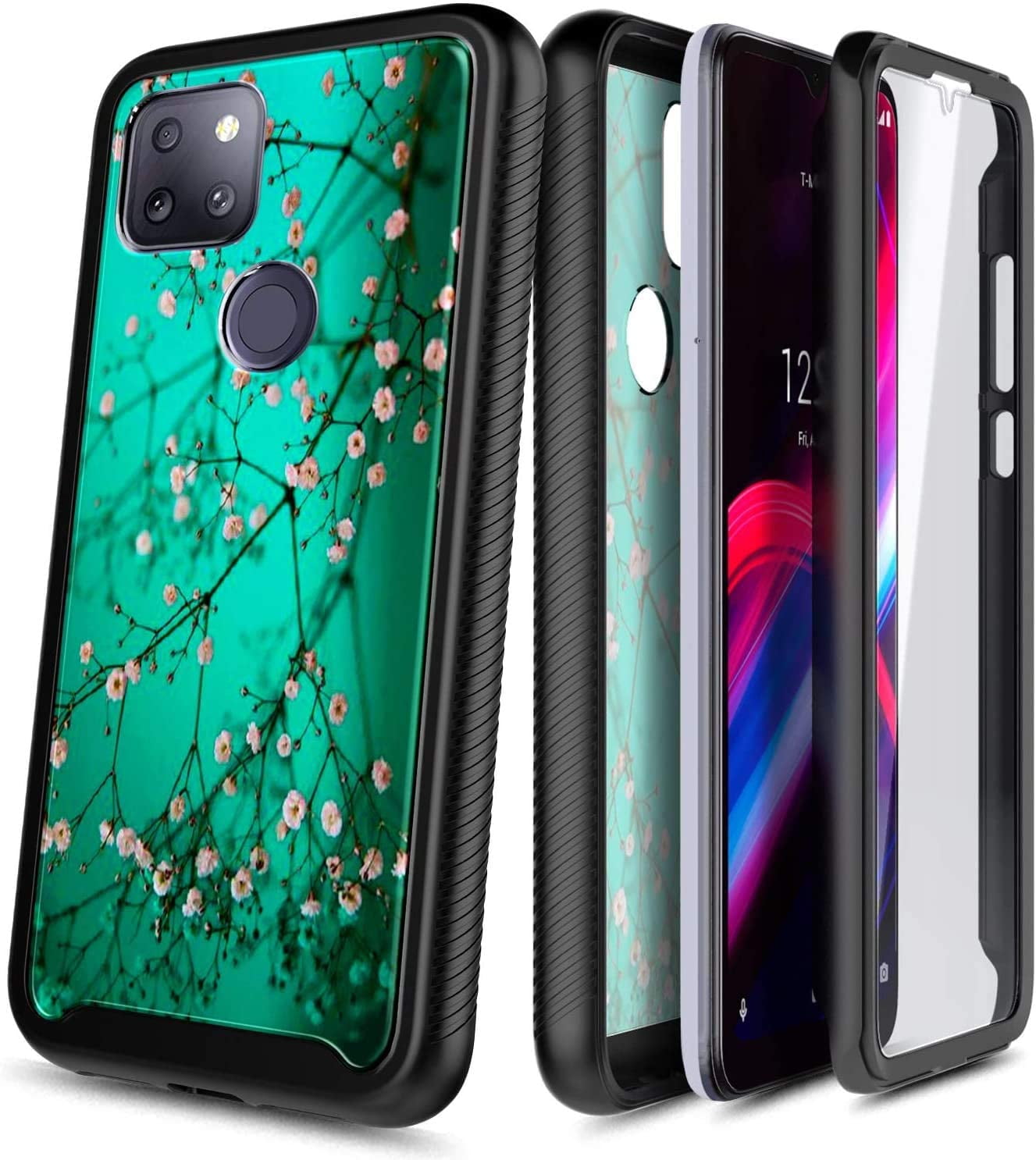 For T-Mobile REVVL 5G Case, with Built-in Screen Protector, Nagebee ...