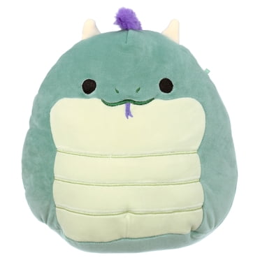 "Squishmallows 14"" Ultra-Soft Blue Dragon Plush Toy - Dominic ...