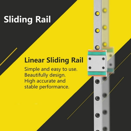 Linear Guide Rail,1pc LML7B Steel High Sliding Rail Miniature Guide ...