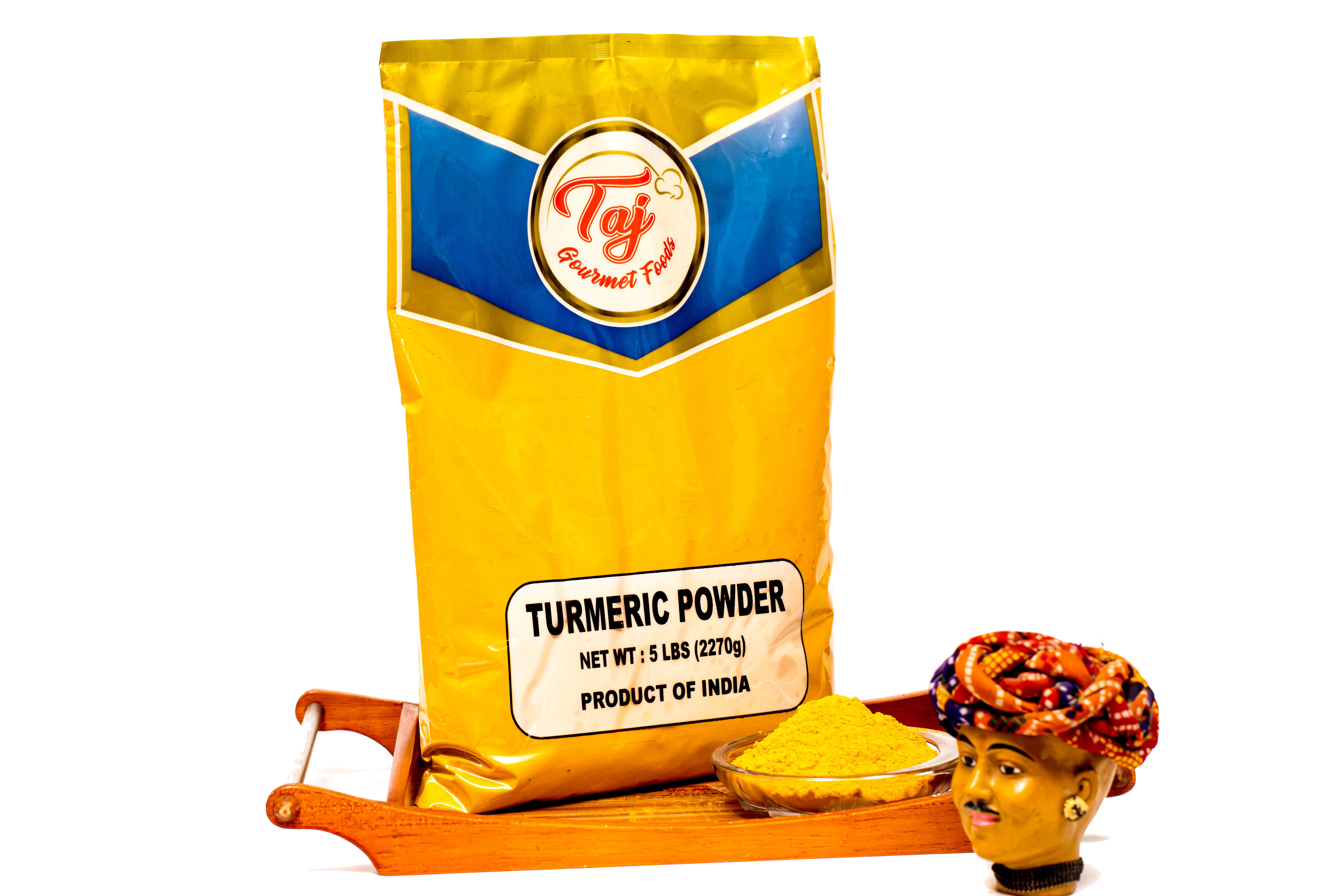 TAJ Premium Indian Turmeric Haldi Powder, Rajapuri), 400 grams ...