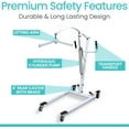 Vive Hydraulic Patient Lift, 400 lb Capacity – Manual Medical Transfer ...