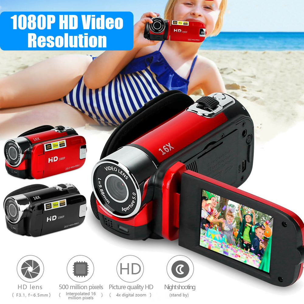 Video Camera Camcorder Digital YouTube Vlogging Camera Recorder 16X ...
