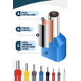 750Pcs Dual Bootlace Ferrule Kit Wire Ferrules Twin Ferrules Connectors ...