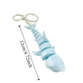 PLA 3D Printed Whale Keychain Multi-jointed Movable 3D Printed Animals ...