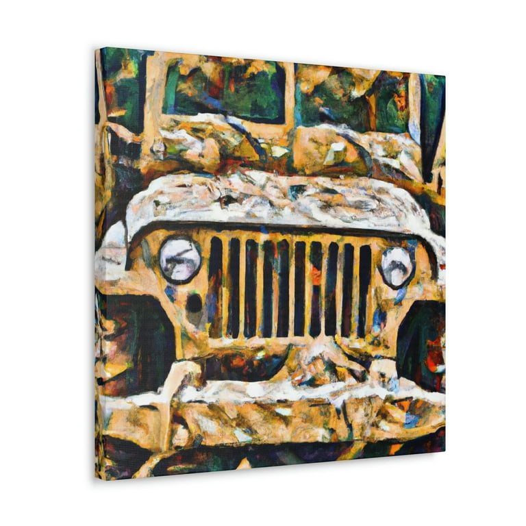 Abstract Jeep Wrangler