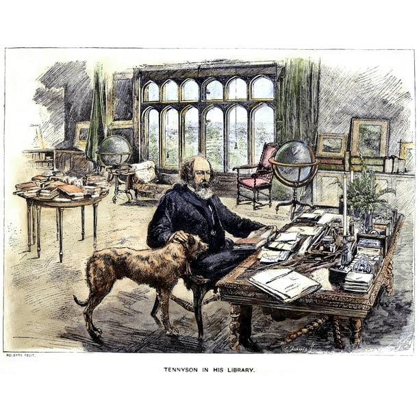 Lord Alfred Tennyson /N(1809-1892). 1St Baron Tennyson. English Poet ...