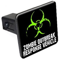 Zombie Outbreak Response Vehicle, Orange 2" Tow Trailer Hitch Cover ...