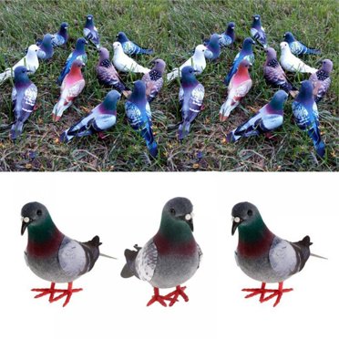 1Pc Artificial Feather Bird Simulation Foam Pigeon Model Fake Animal ...