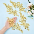 3D Flower Lace Appliques Plastic Sequin Computerized Embroidery ...