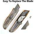DIYSELF 2Pack Utility Knife Box Cutter Retractable Blade Heavy Duty ...