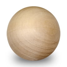 1 Pc 3" Wooden Balls - Walmart.com