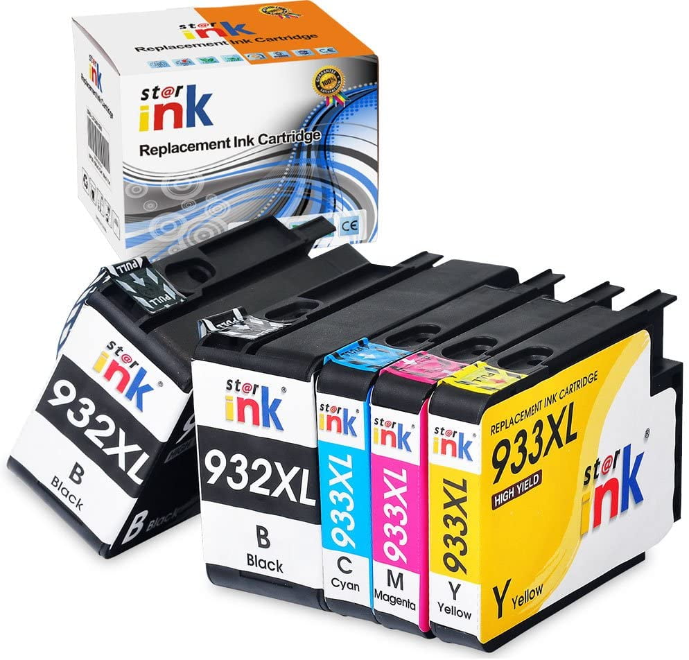 Starink Comaptible Ink Cartridge Replacement for HP 933XL 932XL 932 933 ...