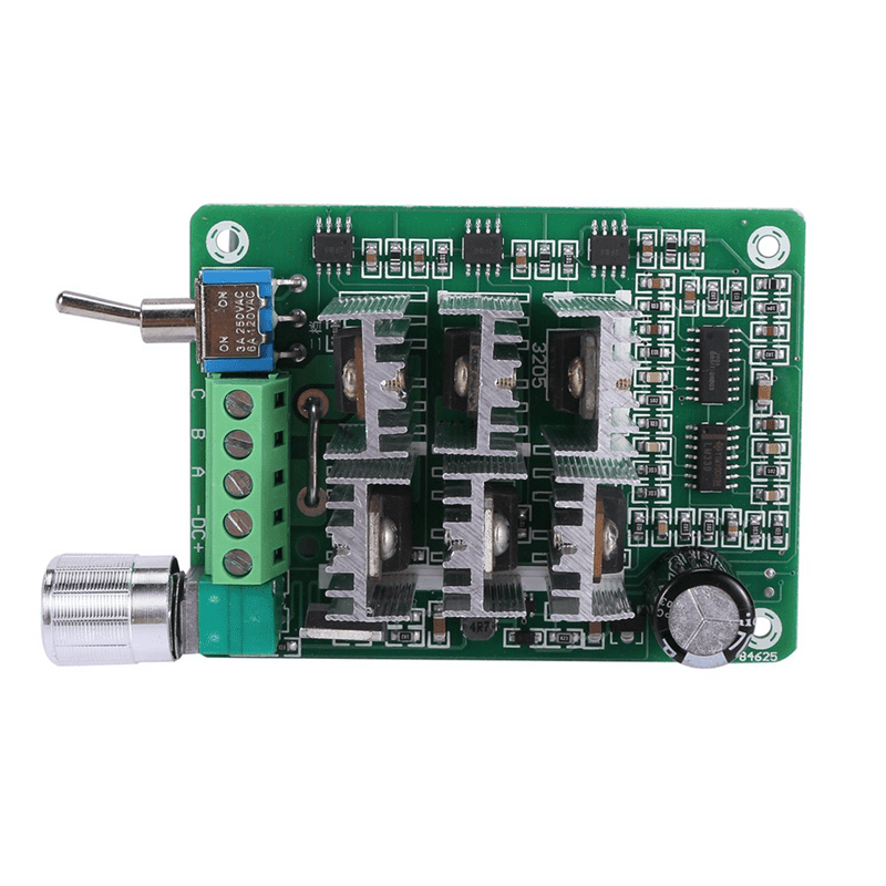 Buy 3X BLDC Three-Phase Sensorless Brushless Motor Speed Controller Fan ...