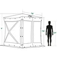 MCombo Easy Pop Up Gazebo Tent, 4-Sided Portable Outdoor Shelter for ...