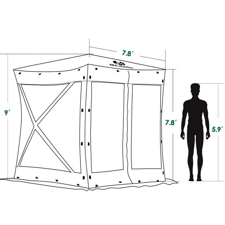 Pup Tent Drawing