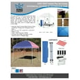 King Canopy 8'x8' Set Tent with Dome Roof, Fiberglass Rod, Weight Bags ...